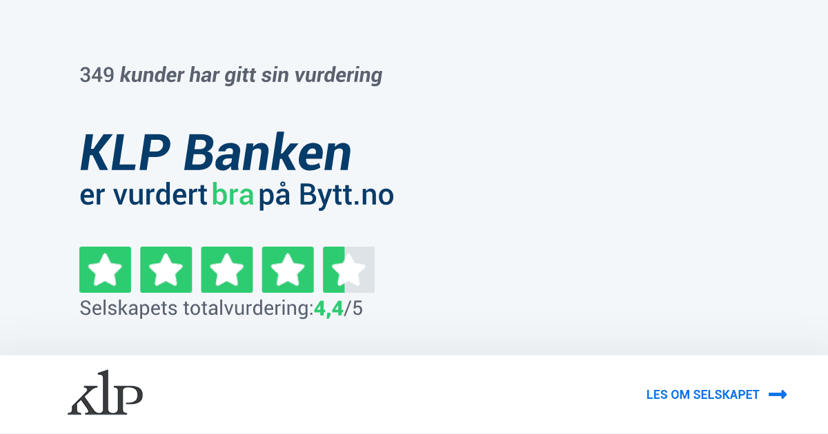 KLP Banken erfaringer og omtaler - les hva 868 andre mener - Side 27 av 55