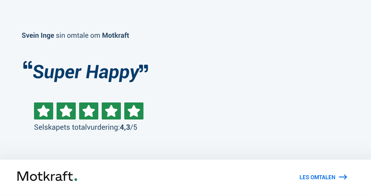 Motkraft: Super Happy - Omtale av Svein I