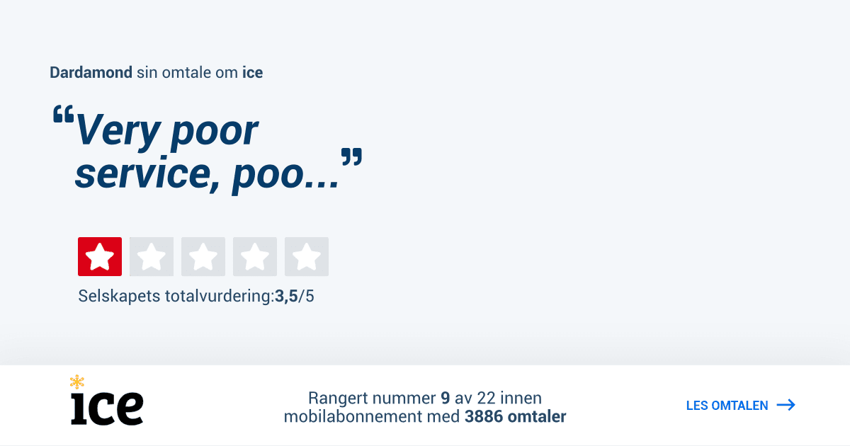 ice: Very poor service, poor invoicing and terrible notification of ...