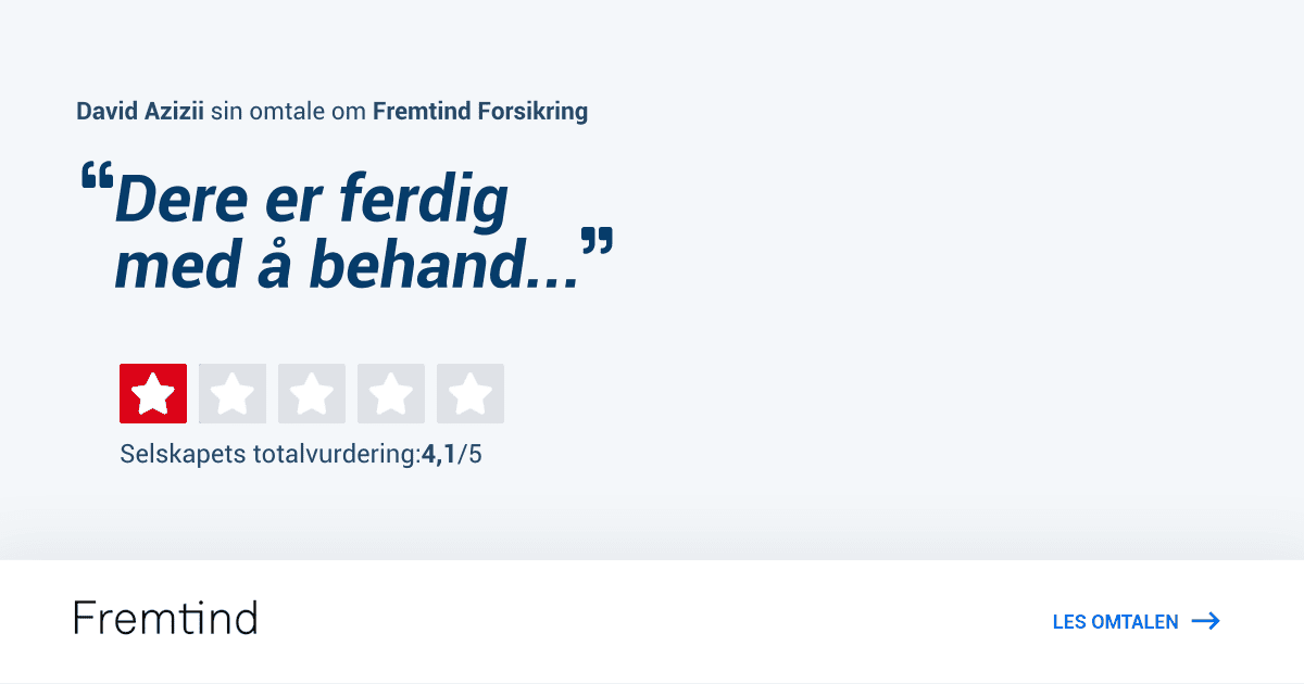 Fremtind Forsikring: Dere er ferdig med å behandle saken min, men har ...